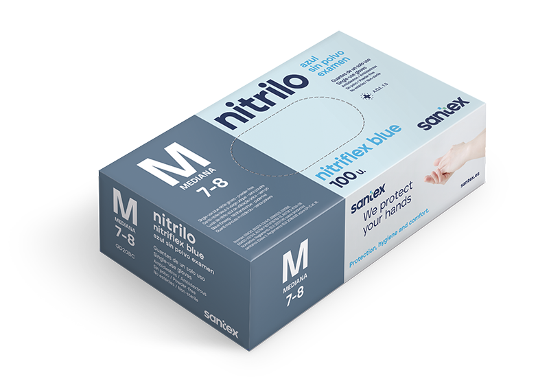 GUANTE DE NITRILO CAJA DE 100 – Distribuciones y representaciones Fima